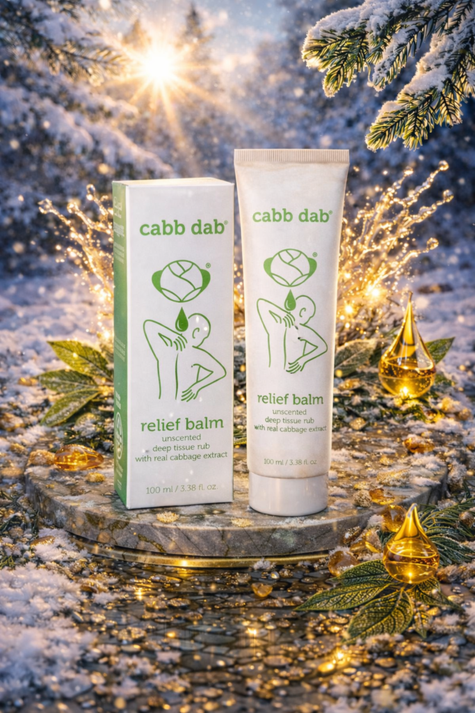 Unscented relief balm with real cabbage leaf extract – Back 2 Nature